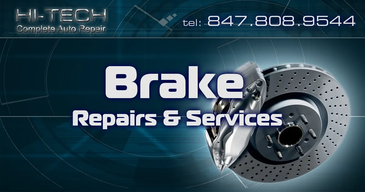 Brake Repairs & Services » Hi-Tech Automotive of Wheeling